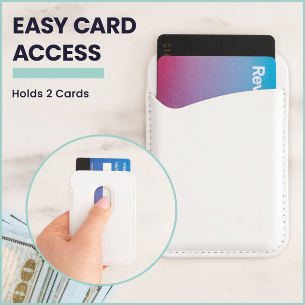 MagSafe Wallet - White – Wallaroo Wallets